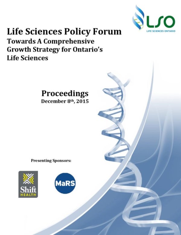 Reports and Publications - Life Sciences Ontario Site